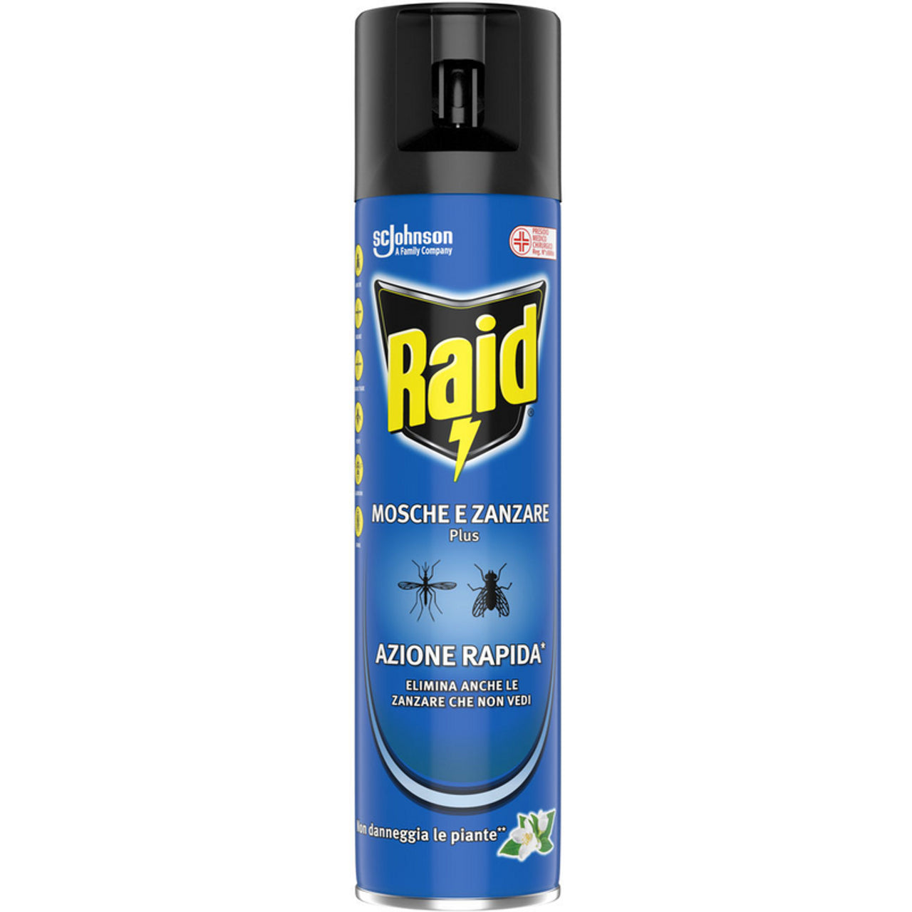 Raid Insecticide spray flies and mosquitoes plus rapid action 400 ml